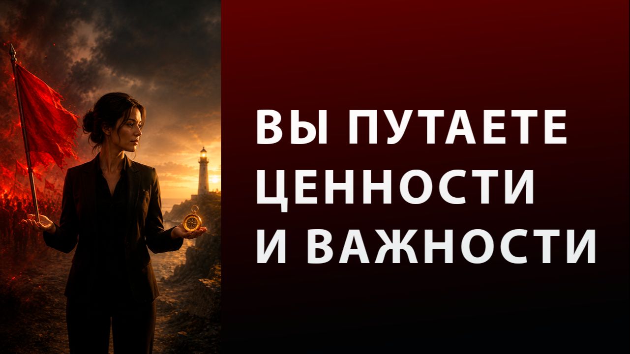 Ценности vs важности: ключевая разница