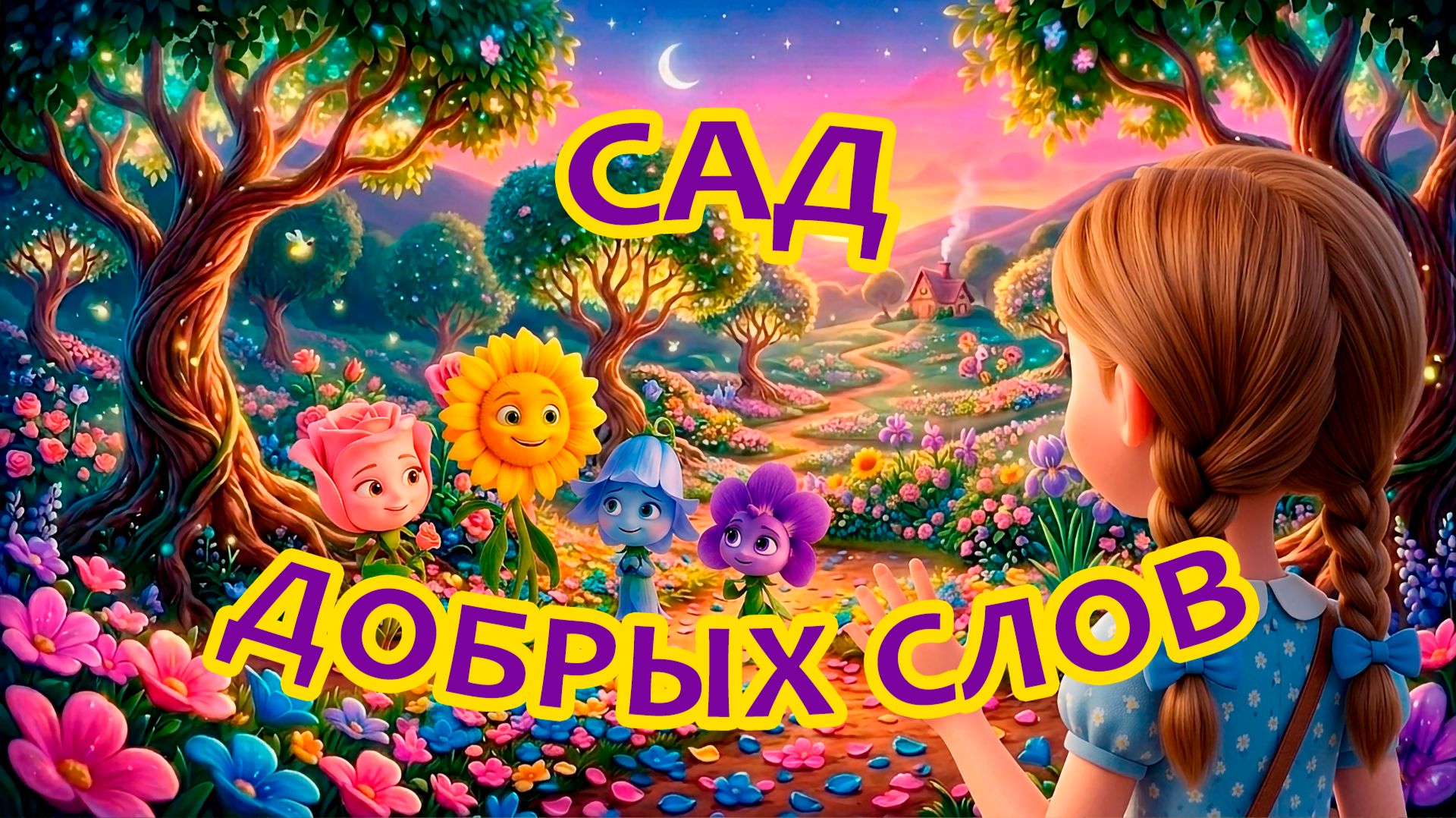 Сад добрых слов | Волшебная притча о силе слов для детей | 3D мультфильм в стиле Pixar