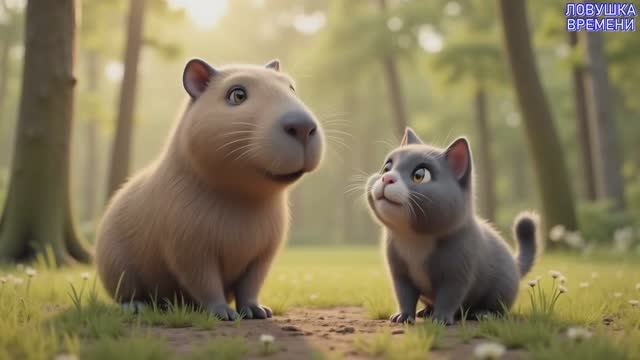 КАПИБАРА И КОТ НЕВЕРОЯТНОЕ ПРИКЛЮЧЕНИЕ Мультфильм