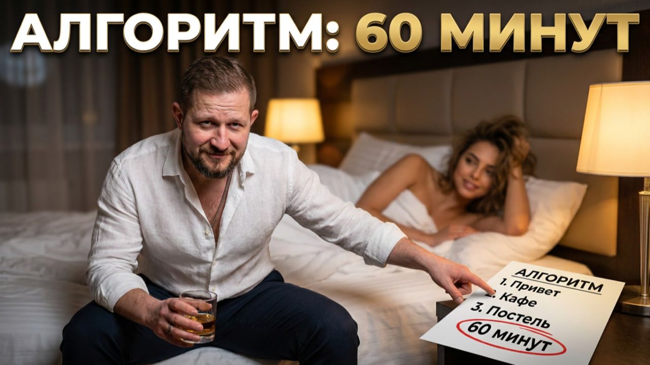 3 ШАГА от ПРИВЕТ до ПОСТЕЛИ: как довести до секса без лишней болтовни