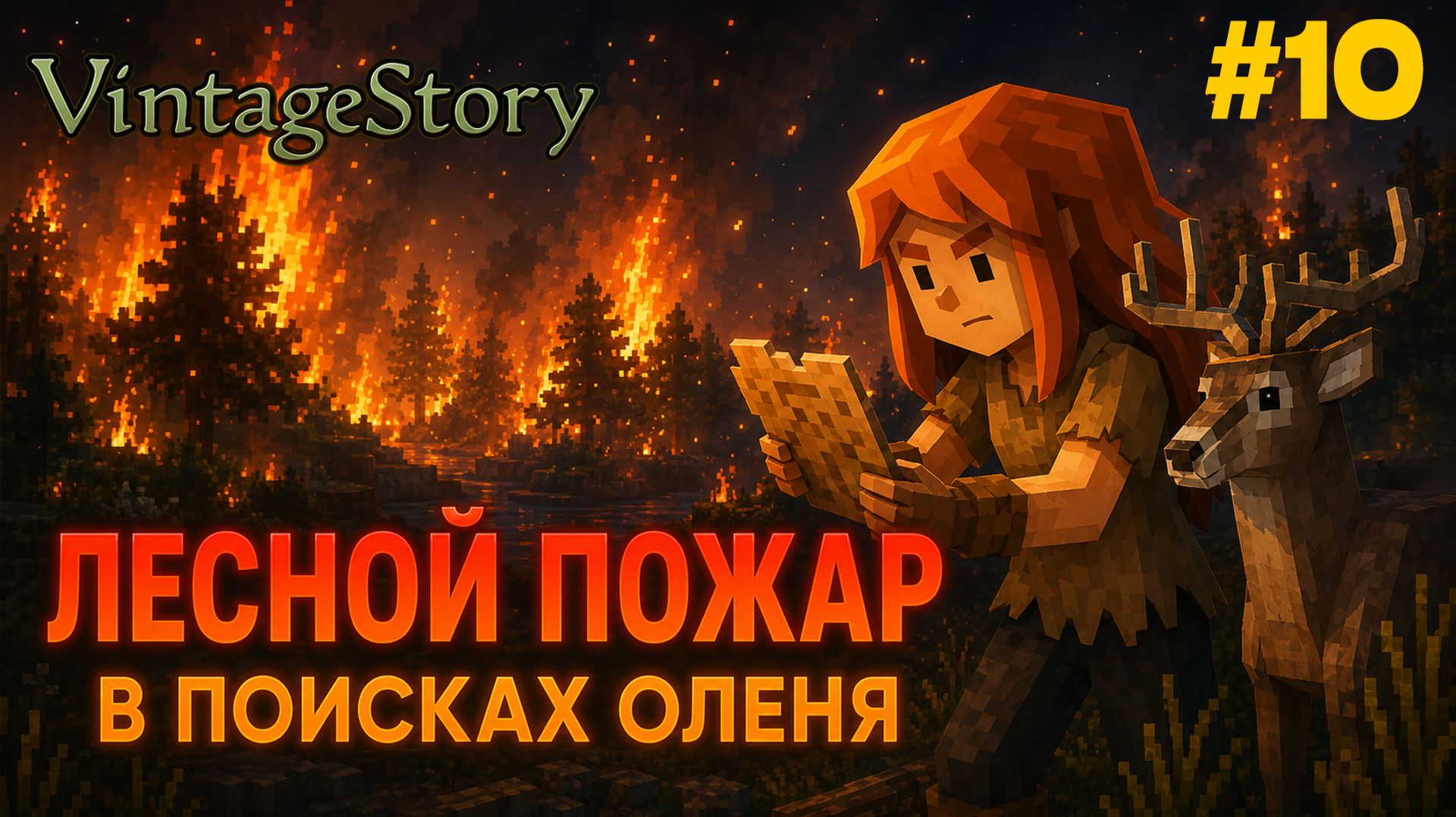 В ПОИСКАХ ОЛЕНЯ/ЛЕСНОЙ ПОЖАР/УДОБРЯЮ ЗИМНЮЮ ТЕПЛИЦУ #10 в игре Vintage story