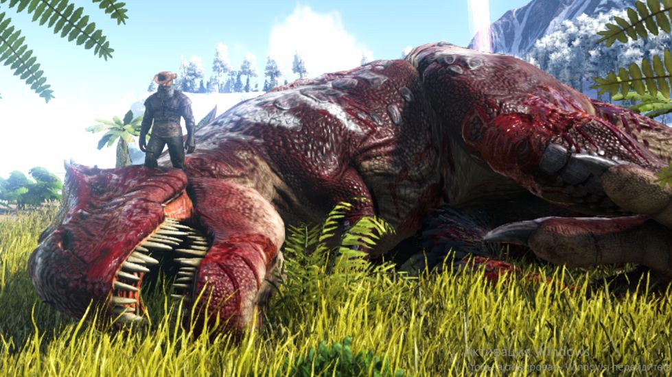 ARK Survival Evolved. #2 Душим змей и строим плот.