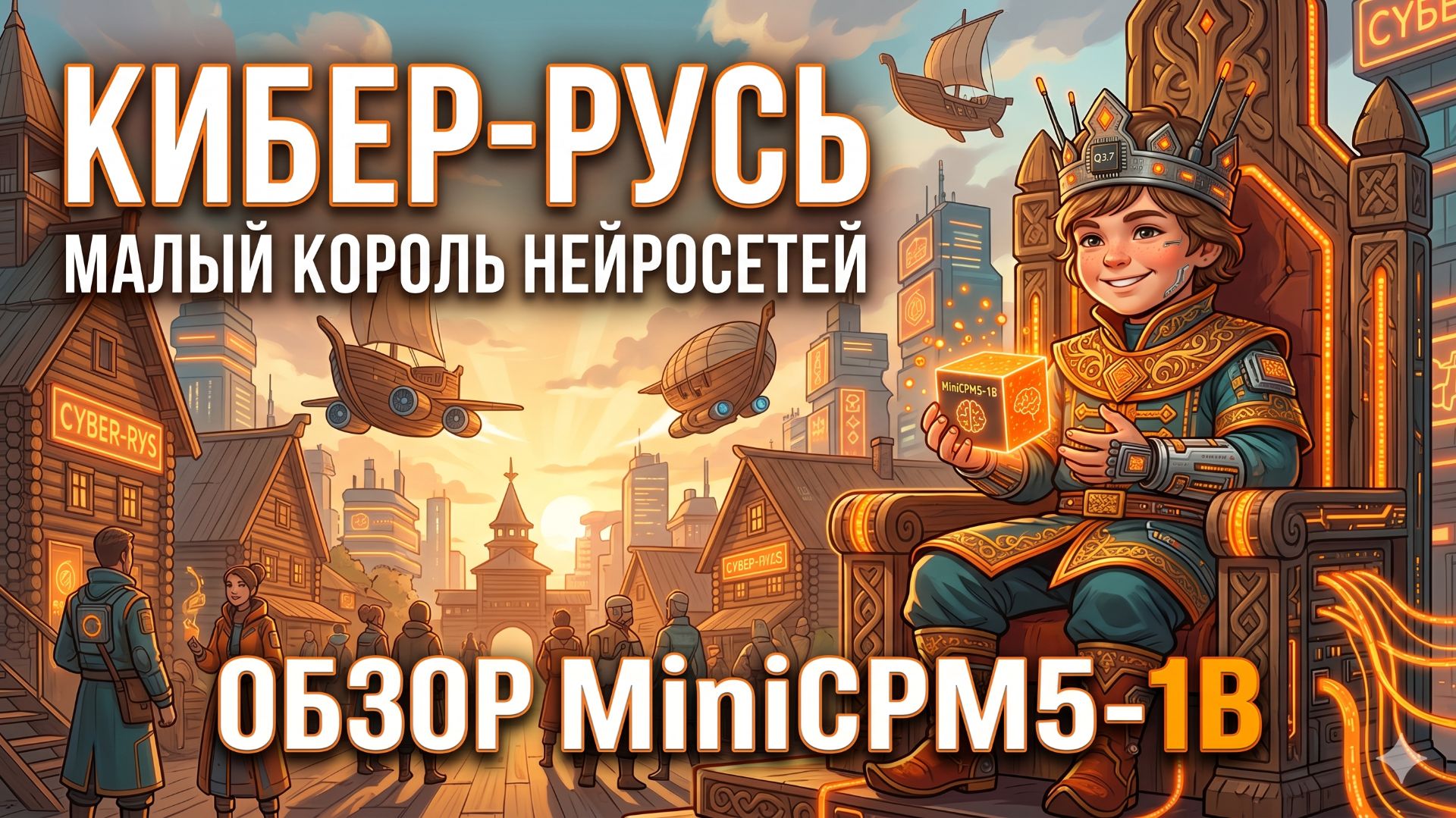 Кибер-Русь и малый король нейросетей: обзор MiniCPM5-1B