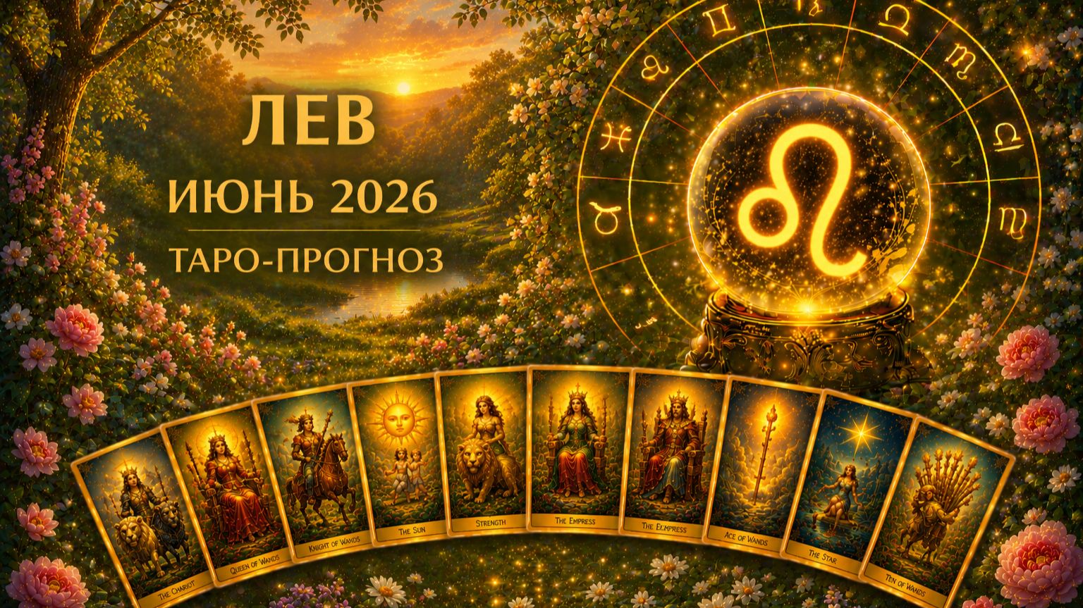 Лев ♌ Таро прогноз на июнь 2026 года
