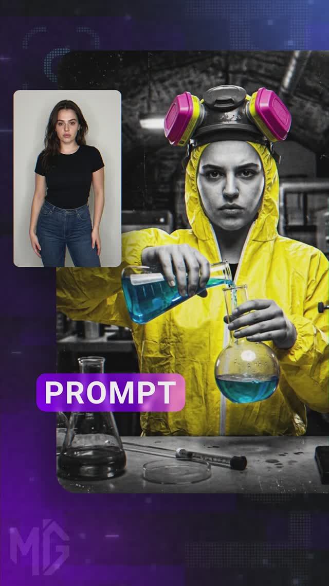 Обычное селфи → Во все тяжкие | Nano Banana 2 prompt | ИИ Портрет Промпт
