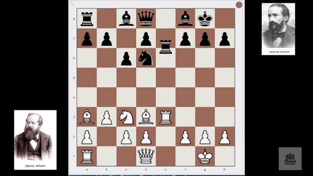 Steinitz - Zuckertort (10st game of the match) 1886