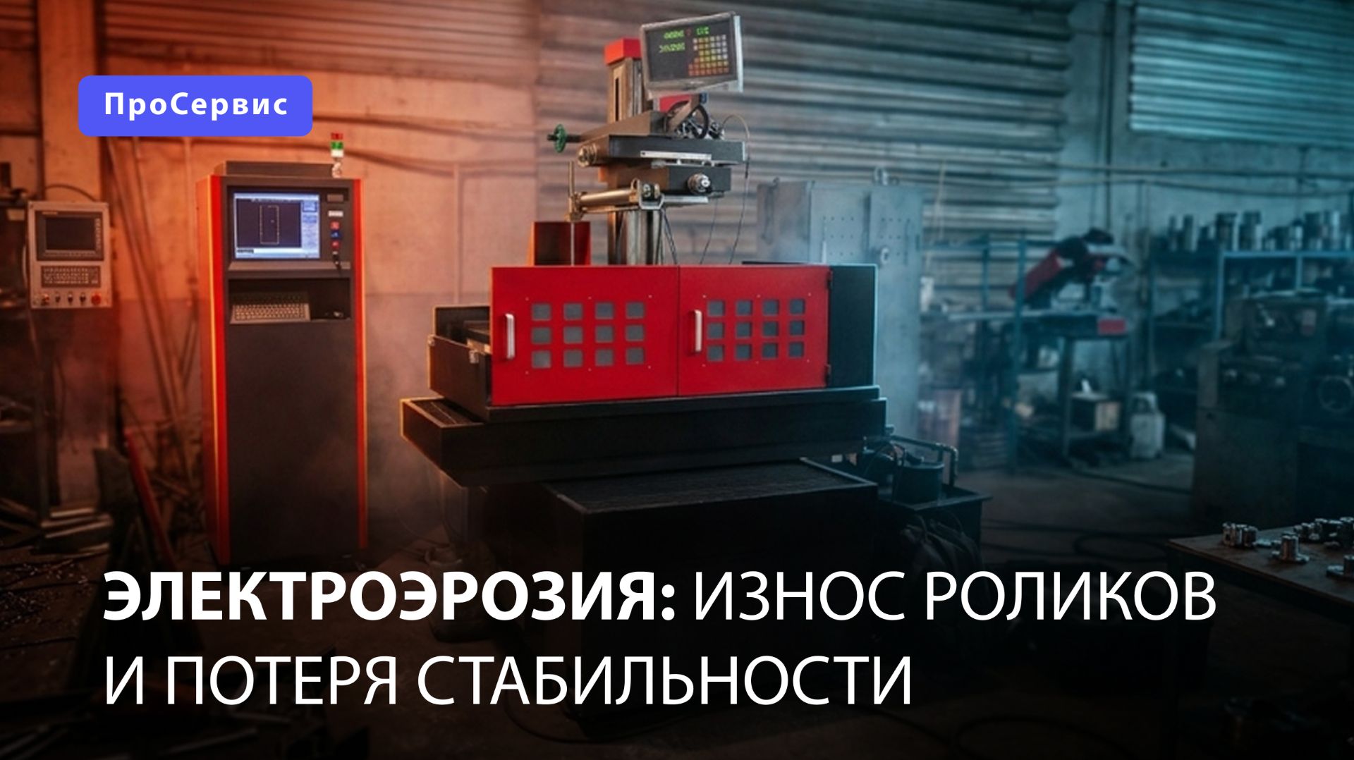 Электроэрозия: износ роликов и потеря стабильности
