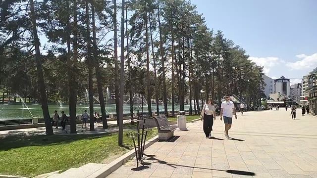Центр города Златибор в Сербии
