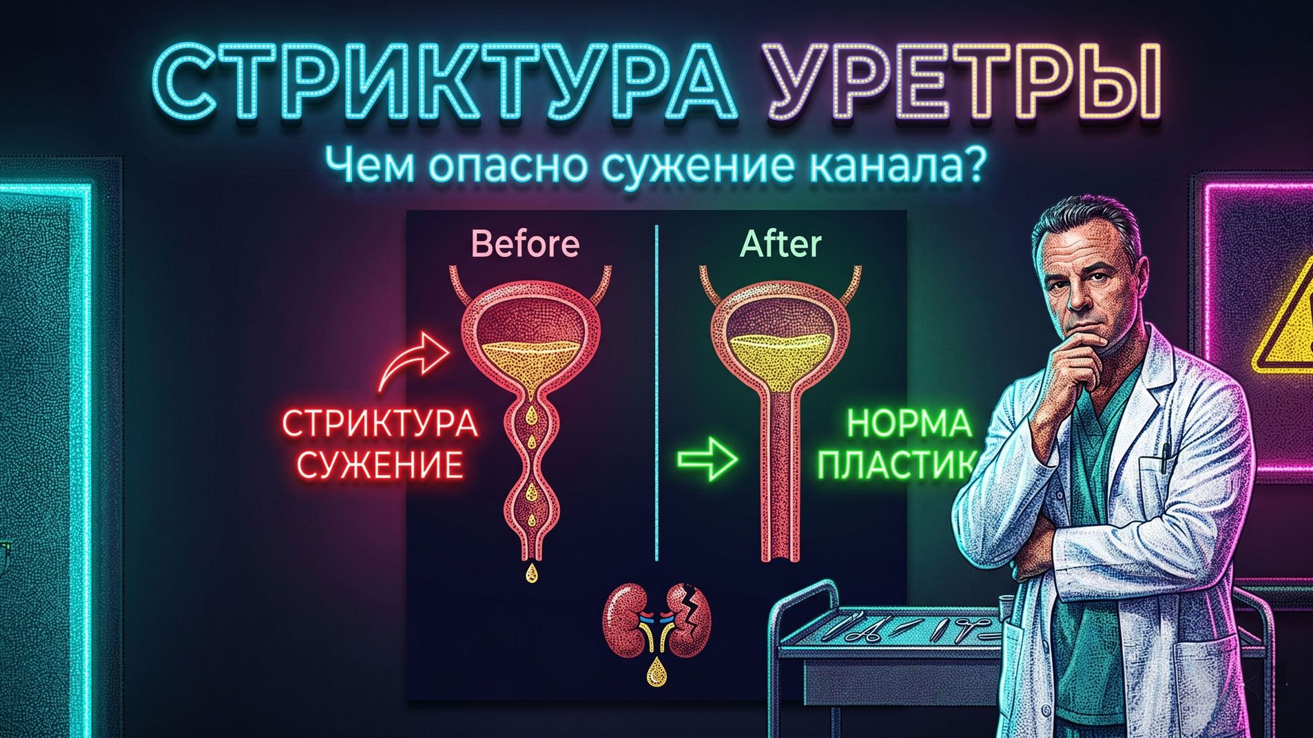 Стриктура уретры: чем опасно сужение канала?