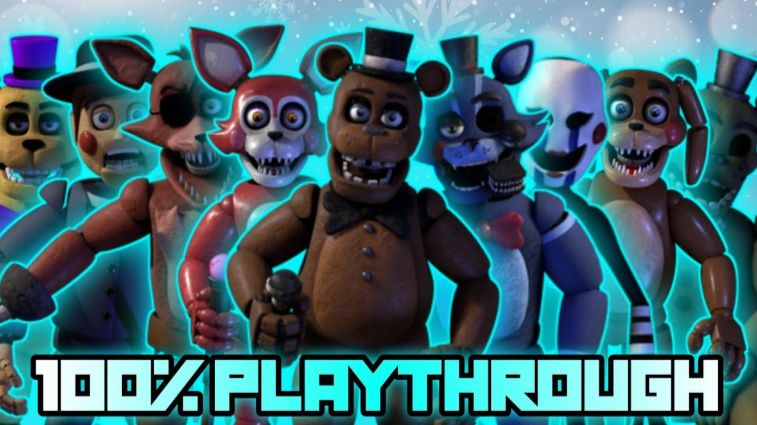 The Return To Freddy's 2 Winter Wonderland  UPDATED FULL 100% PLAYTHROUGH!