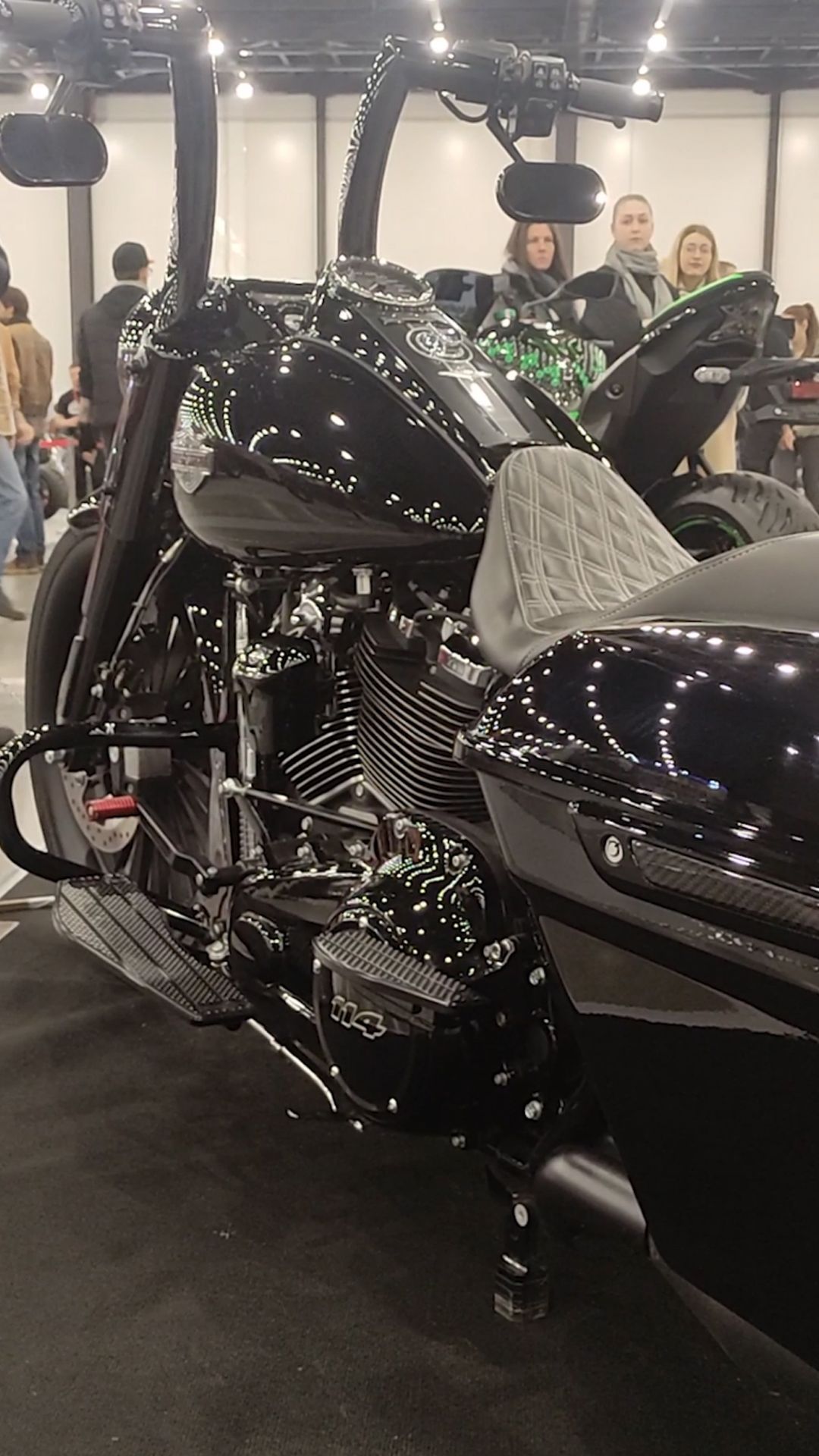 Black Custom Harley #Shorts