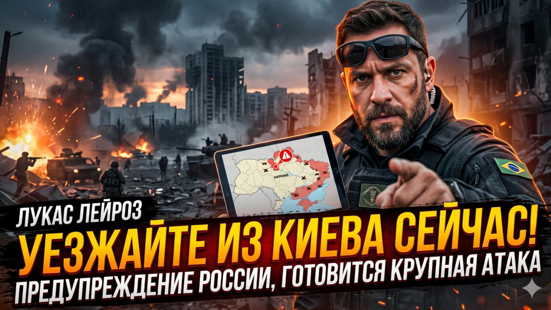 🚨Лукас Лейрош | «Срочно уходите из Киева!» Россия предупреждает о мощнейшей атаке