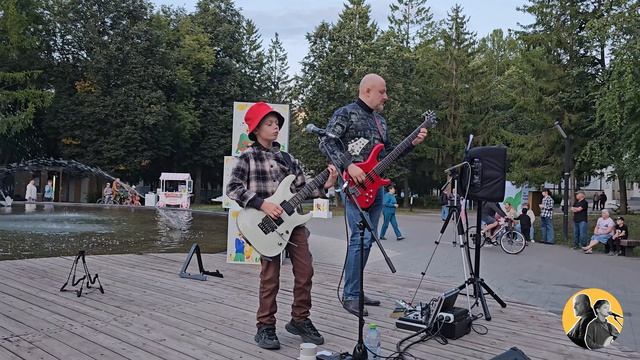 Рок-концерт группы «Лев и папа» в Лениногорске. Живой звук #Кино #Цой #Ария #Звери #ДДТ