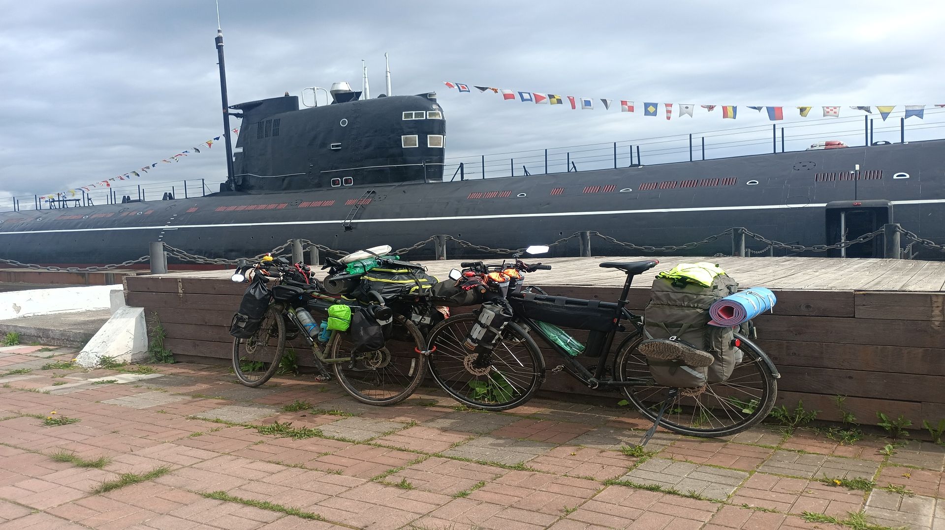 Подводная лодка Б-440. Вытегра г. Из Велопохода май, июнь-2025. AHTRUS-BIKE-20260501-VC01XXE01E