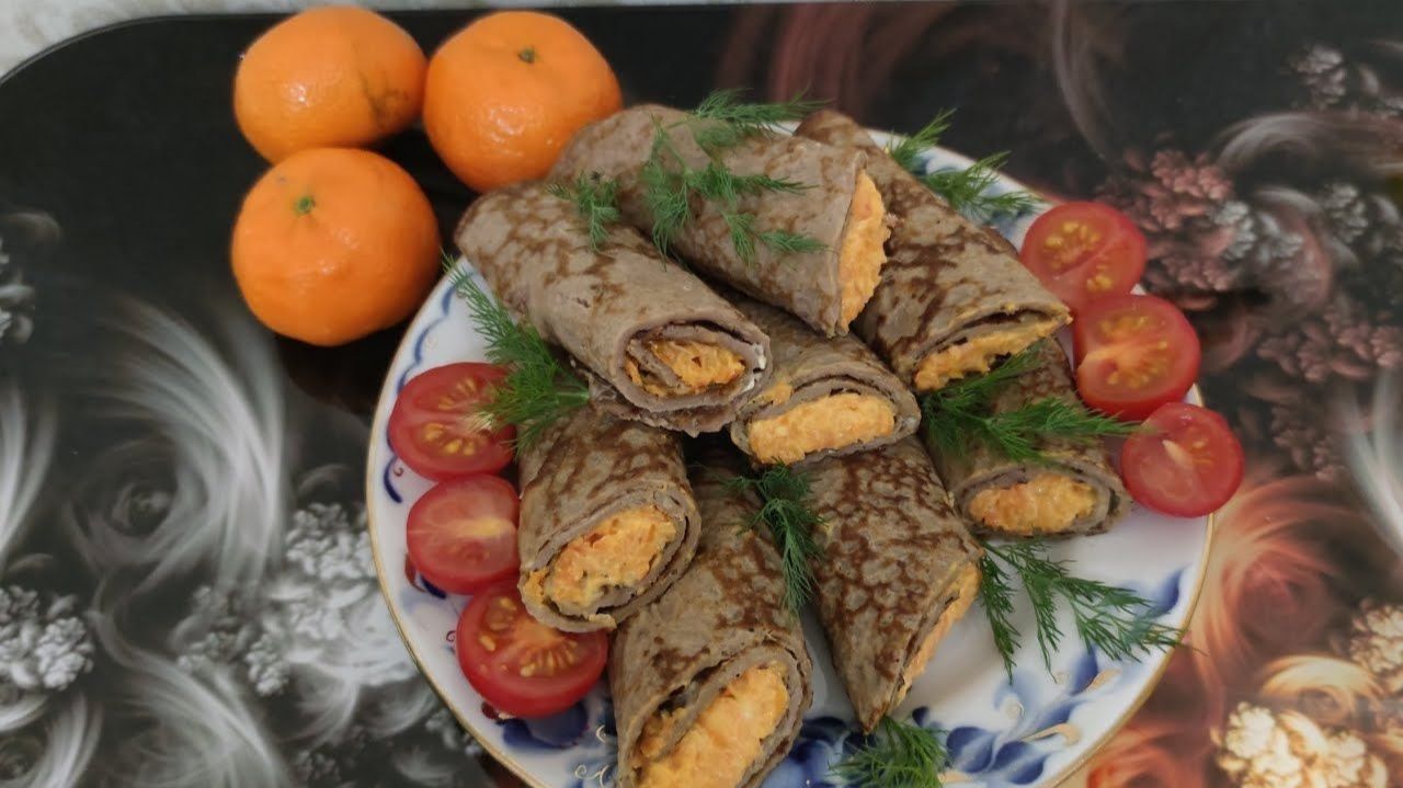 Печеночные блины с морковью 🥞 Невероятно вкусно! Быстрая начинка за 10 минут