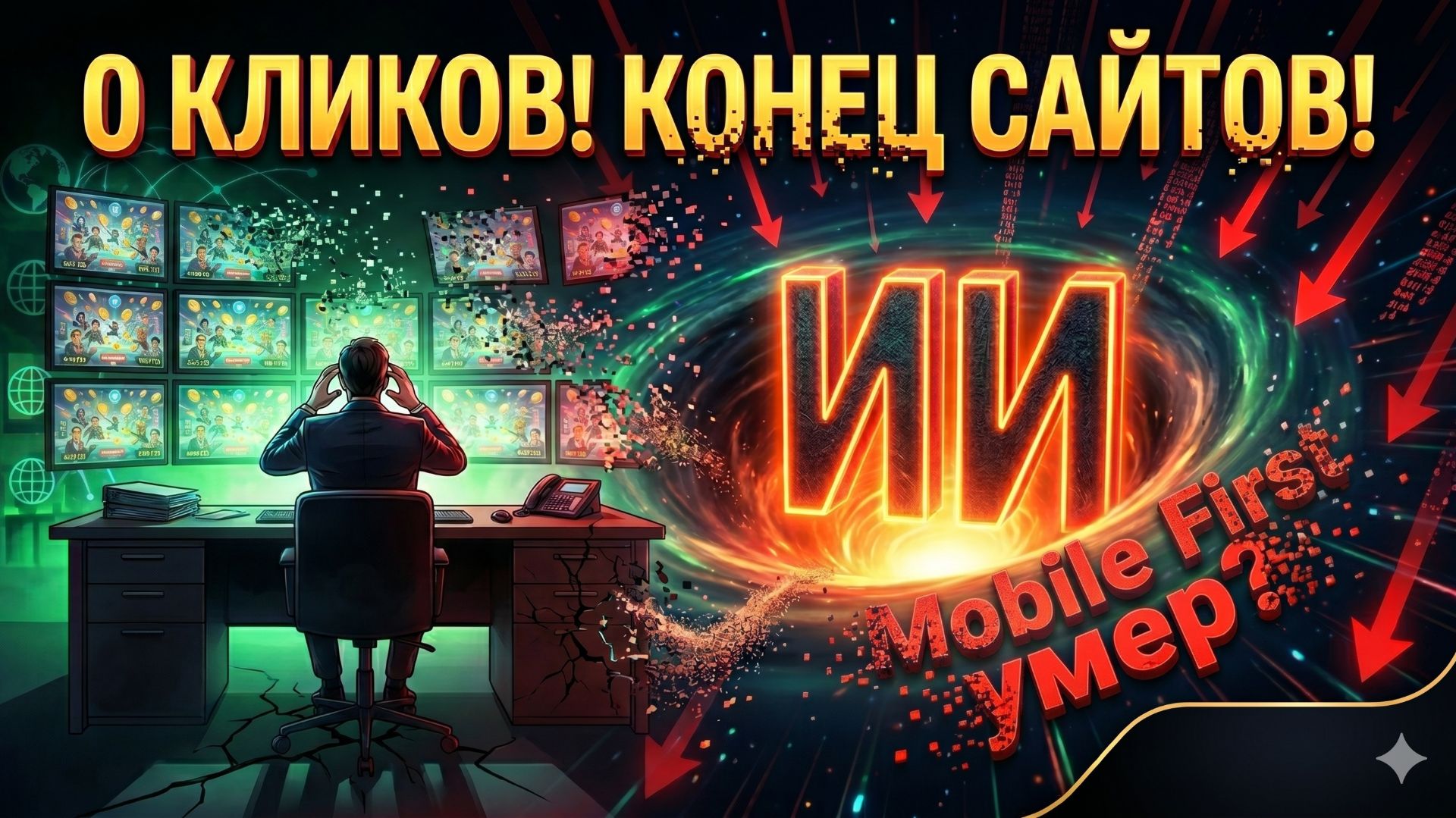 КОНЕЦ ЭПОХИ САЙТОВ: Нейросети забирают ваш трафик и закат концепции Mobile First!