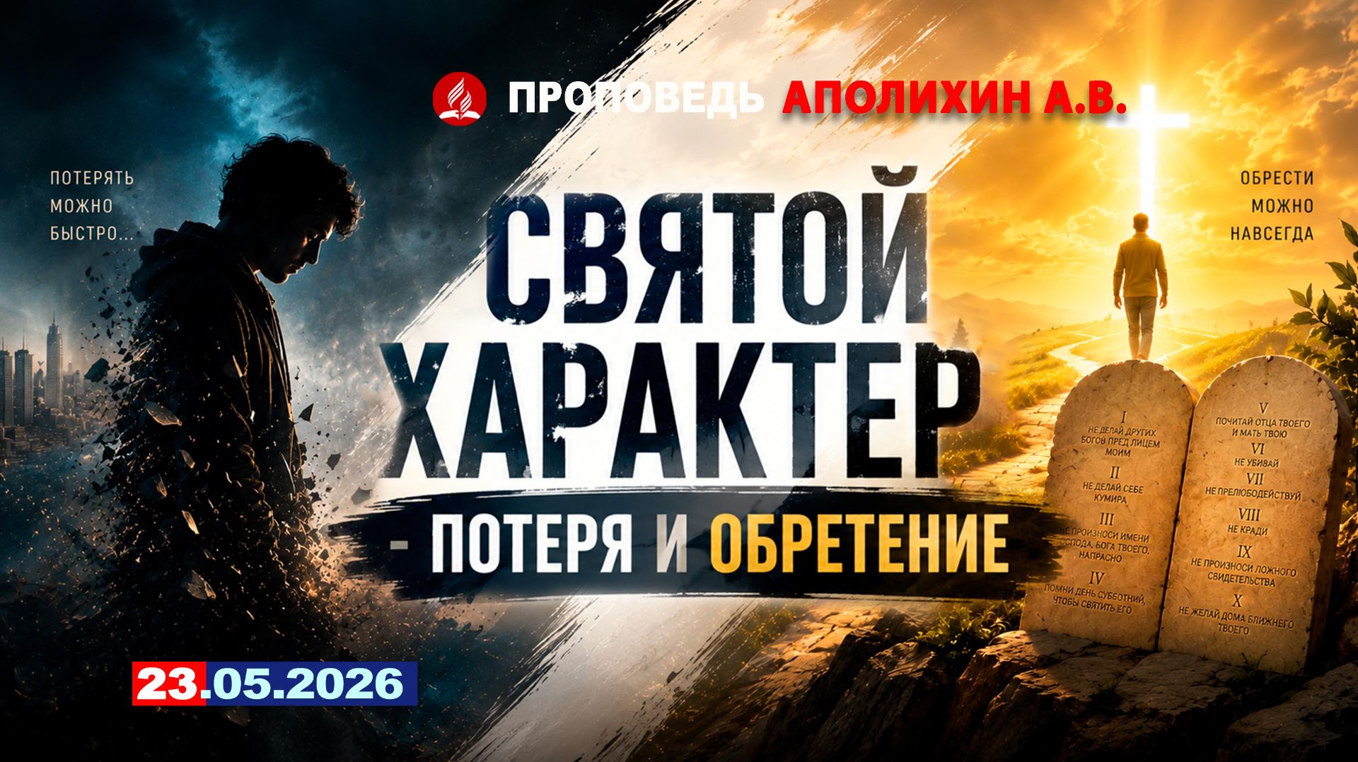 СВЯТОЙ ХАРАКТЕР - ПОТЕРЯ И ОБРЕТЕНИЕ. 23.05.2026. Аполихин А.В.