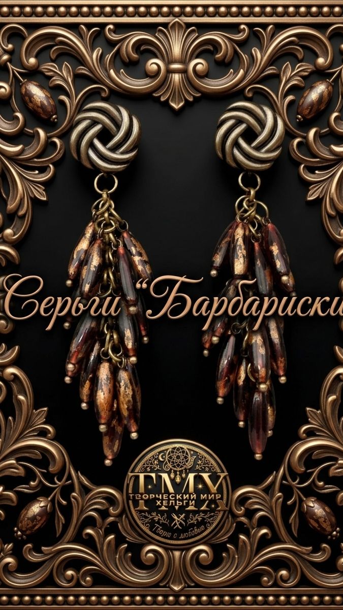 Серьги Барбариски https://www.ozon.ru/product/sergi-barbariski-4452405972/