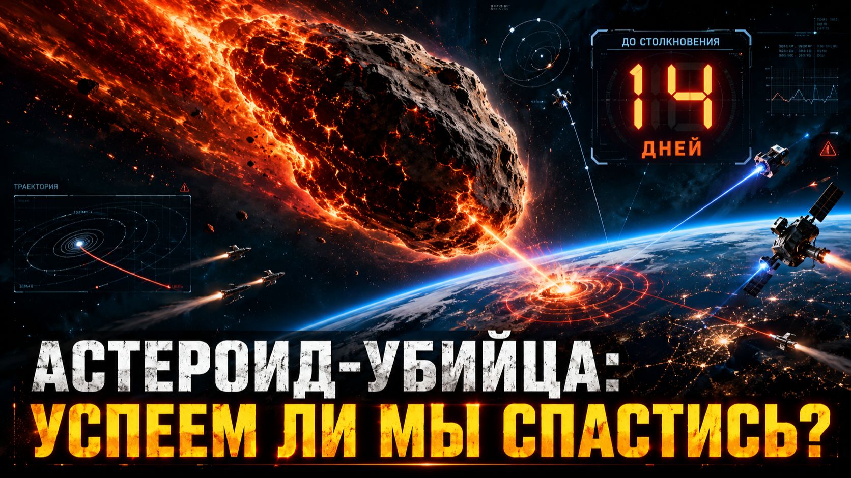 Астероид летит к Земле — у нас есть 2 недели. Можем ли мы его остановить-