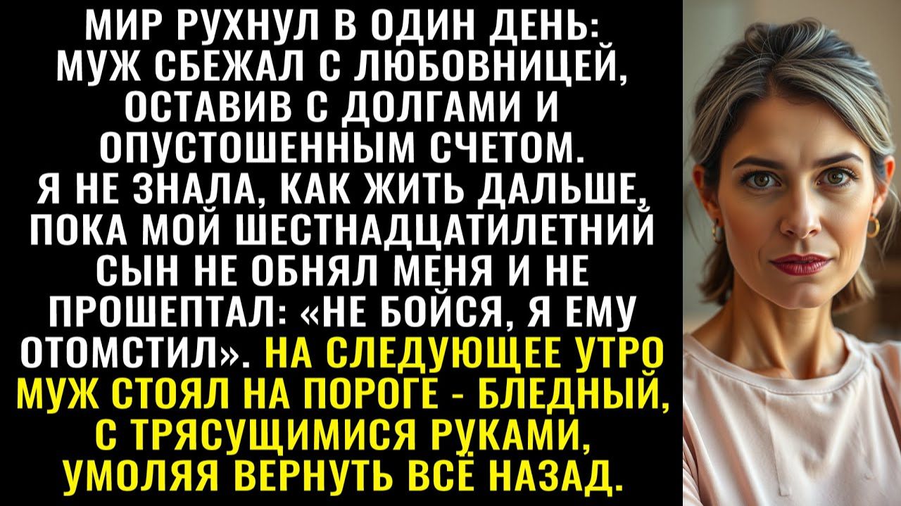 Истории из жизни| Сбежавший муж оставил нас без гроша |Аудио рассказы|Жизненные истории