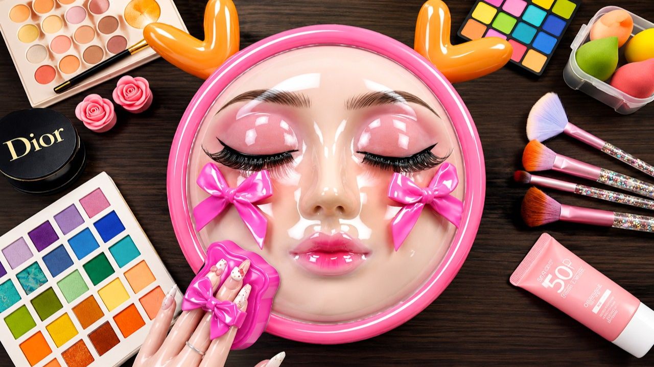 АСМР Макияж💗 MakeUp для Арбуза 💗 АСМР Видео