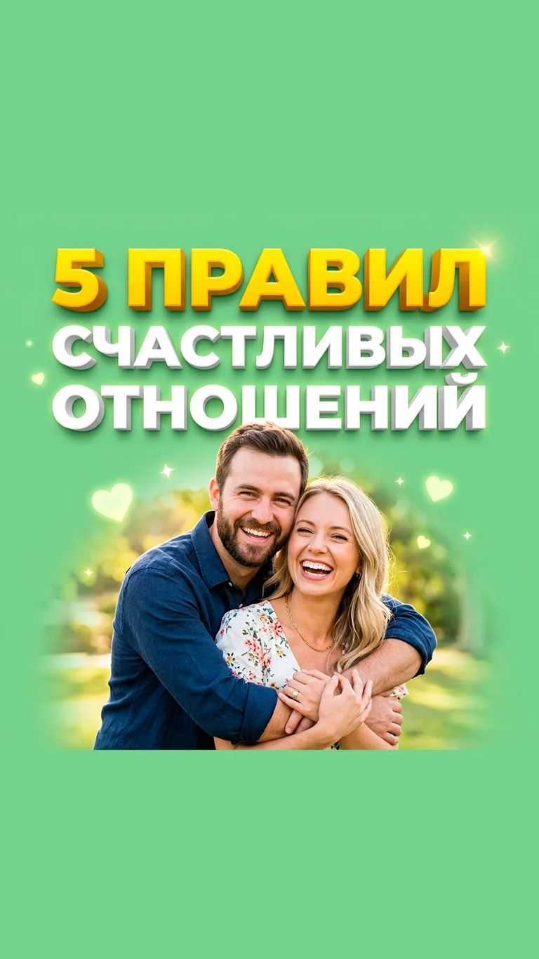5 правил счастливых отношений