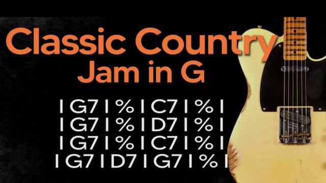 Classic Country  Guitar Backing Track in G