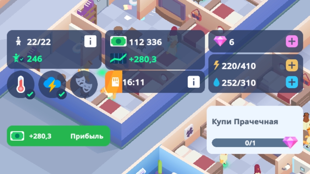 Обзор чик на мою больницу в  Idle Mental Hospital