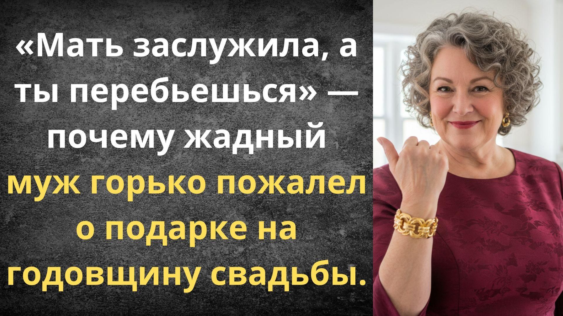 Золото — свекрови, а жене — рецепты | Истории из жизни