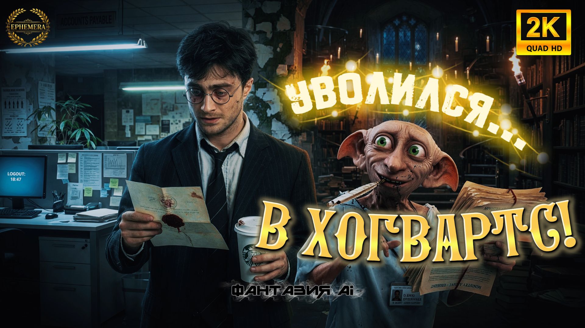 Гарри Поттер: Из офисного рабства обратно в Хогвартс! ⚡🏢