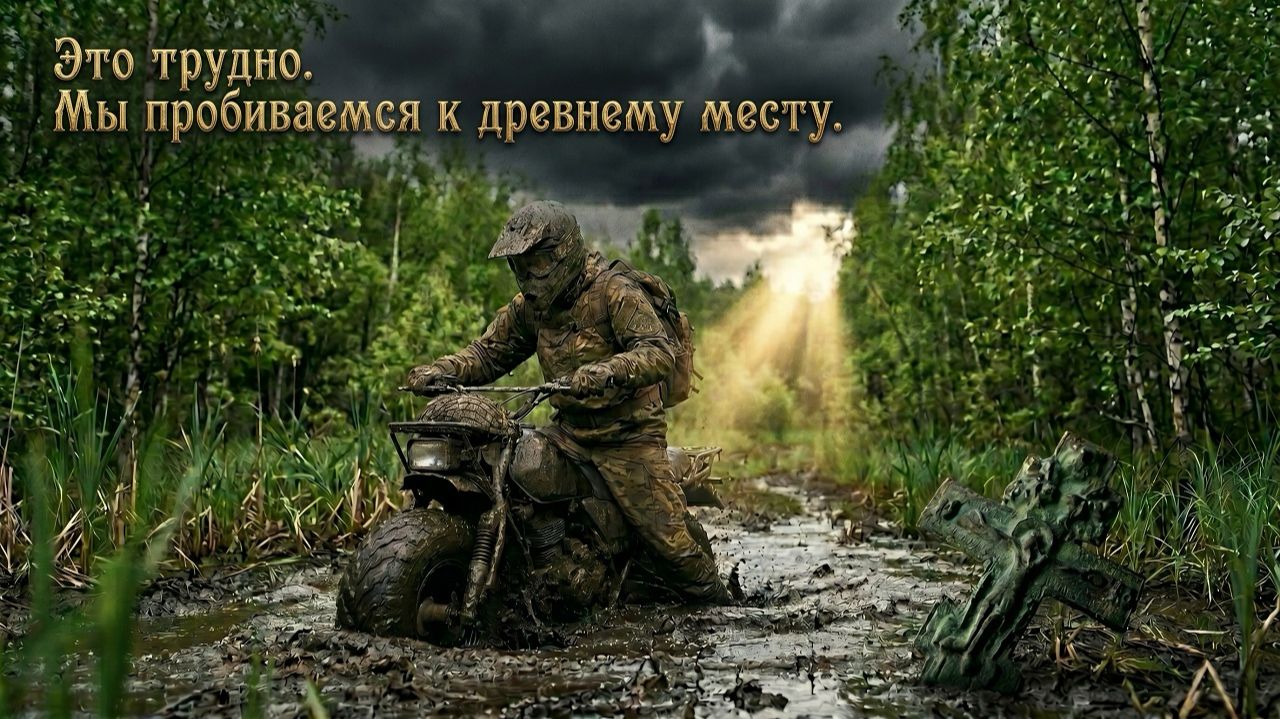 Это была жесть. Пробирались по бездорожью до урочища в глуши. Нашли что хотели.