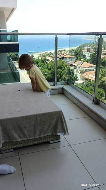 На балконе в номере, Konak Seaside Homes, Турция.