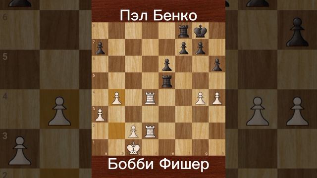 Бобби Фишер против Дональд Заас (1964) 21-летний гений разгромил ещё одного соперника
