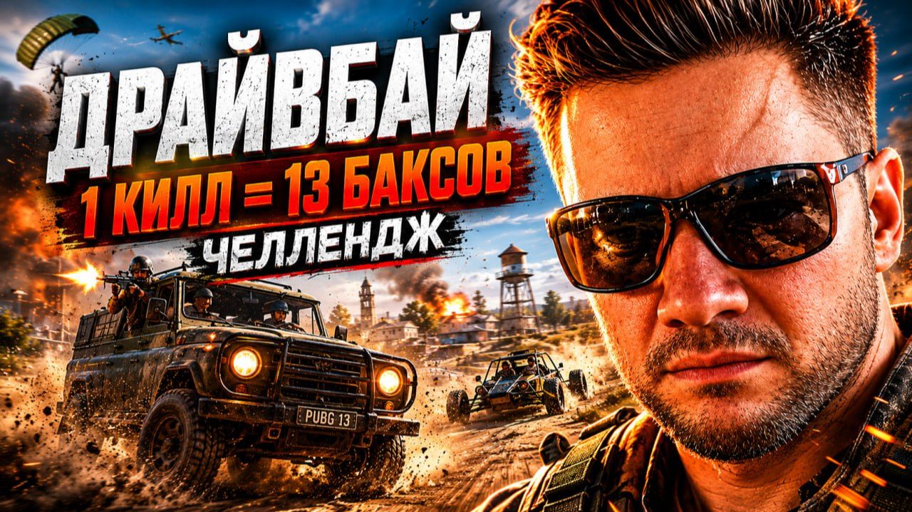 ЧЕЛЛЕНДЖ "ДРАЙВБАЙ ЗА 13 БАКСОВ"