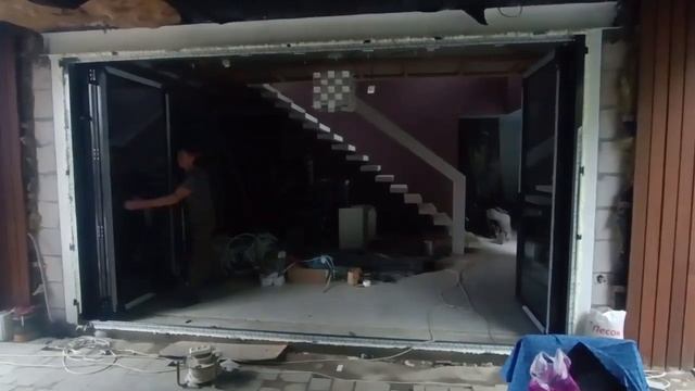 Двереи гармошка Алютех.