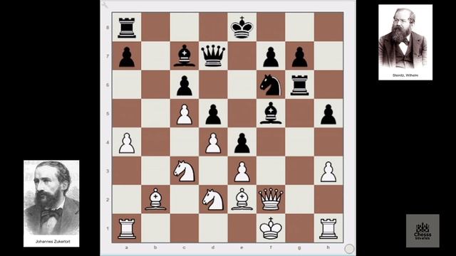 Zuckertort -  Steinitz (1st game of the match) 1886