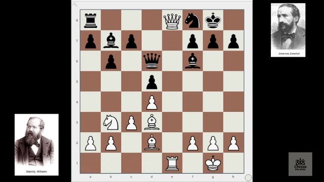 Steinitz - Zuckertort (4st game of the match) 1886