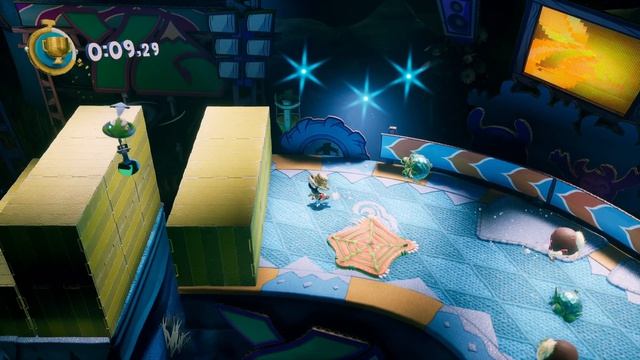 PS5 Прохождение Сэкбой большое приключение Гонка_ В ледяной пещере
