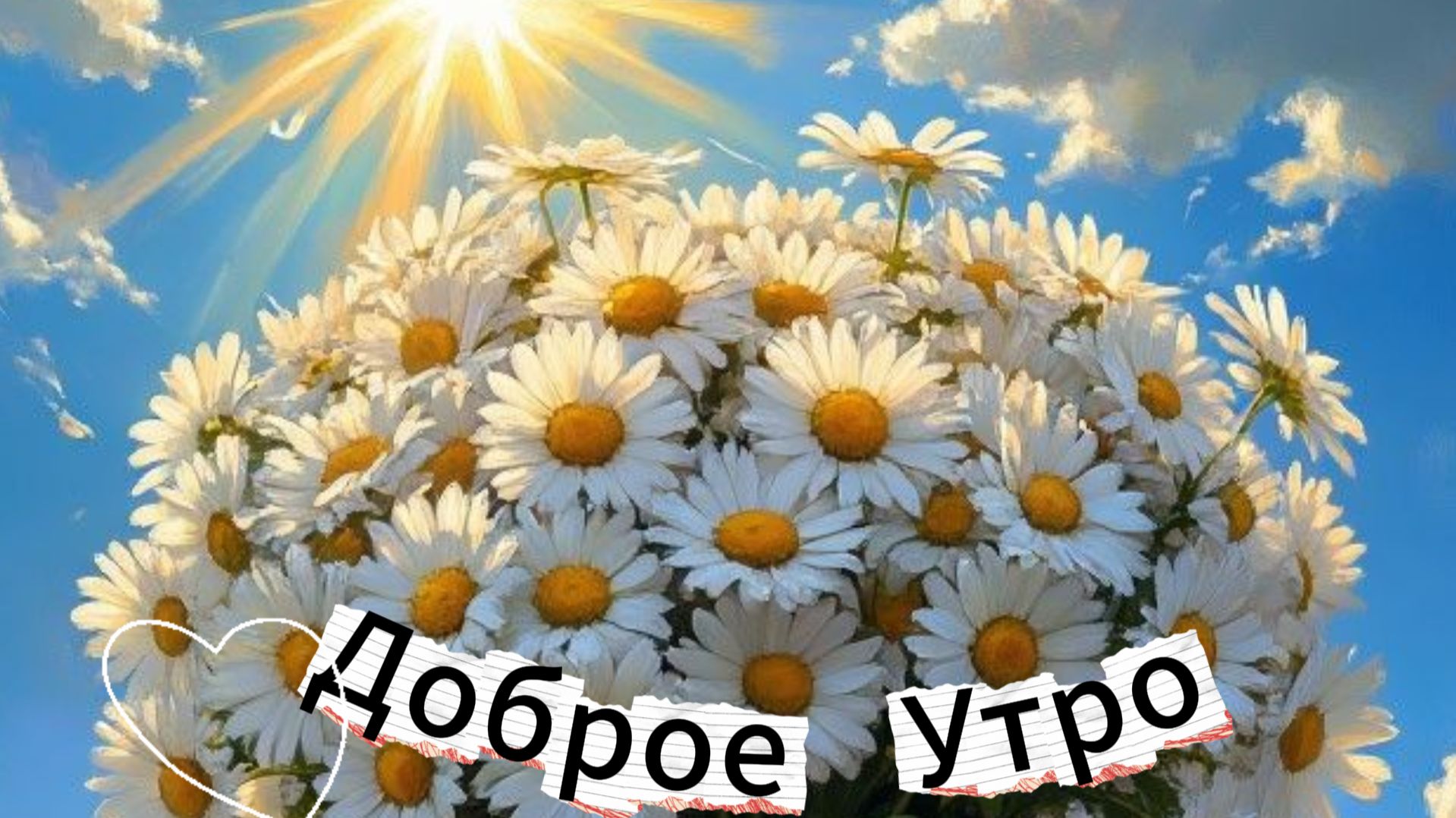 Открытка доброе утро прекрасного настроения – красивая музыкальная открытка с пожеланиями