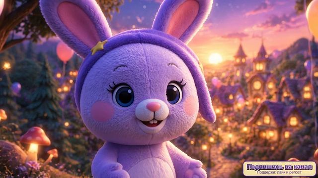 Лунный Зайчик увидел волшебную деревню | 3D-сказка для детей, часть 6, мультик в конце