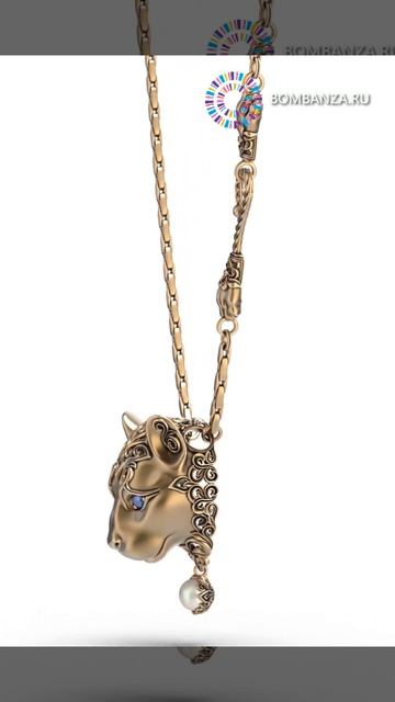 ✨ Колье Fiore di Firenze PUMA LEONE DI MONTAGNA CO3206 / Премиум бижутерия ручной работы. Италия