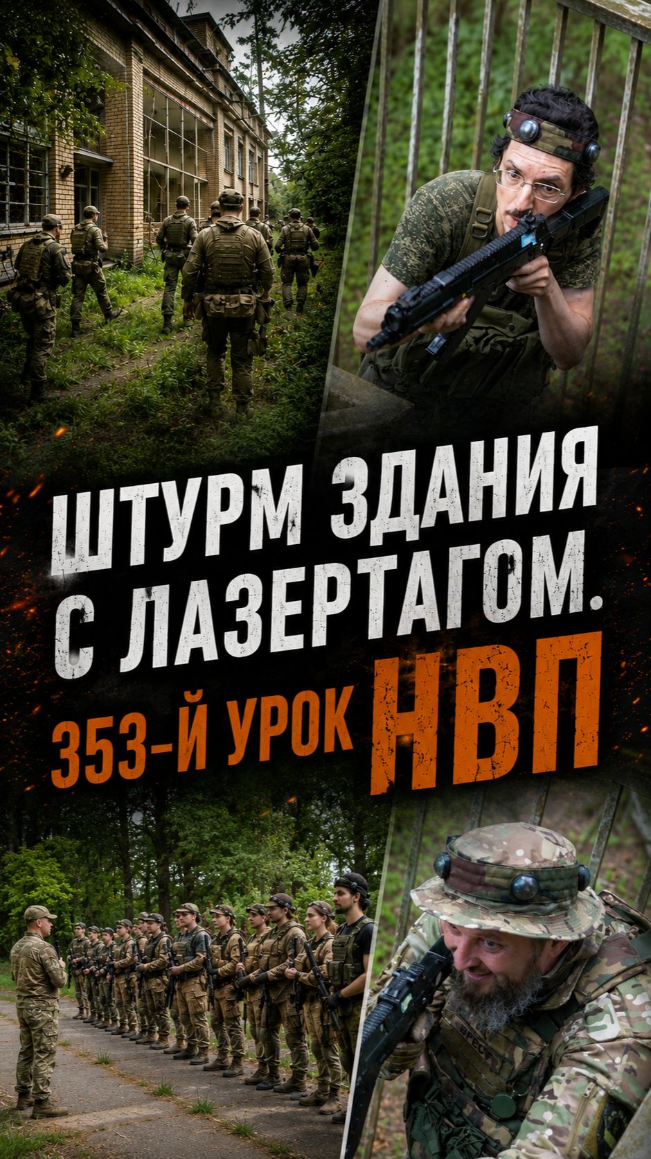 ШТУРМ ЗДАНИЯ С ЛАЗЕРТАГОМ / БЕСПЛАТНАЯ ДОВОЕННАЯ ПОДГОТОВКА В КЛУБЕ ЯРОПОЛК / 353 УРОК НВП,16.05.26