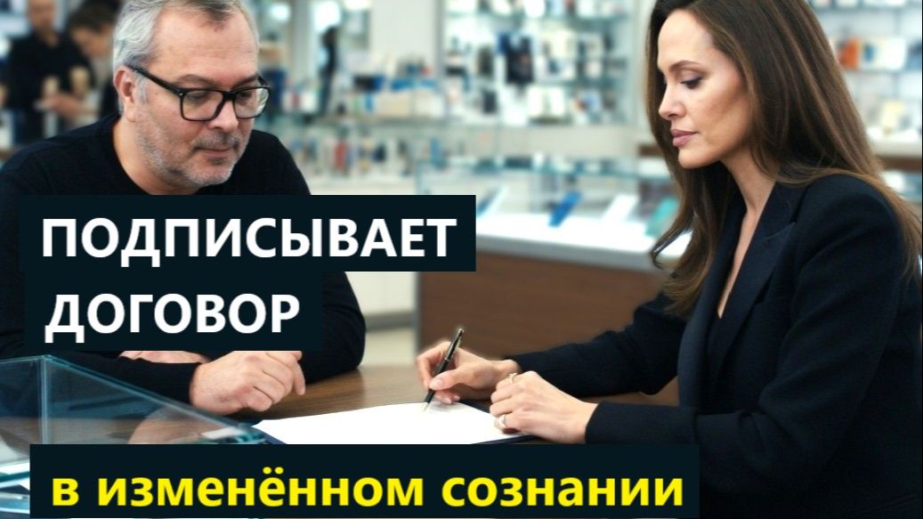 Как подписывают договоры под гипнозом. Настоящий уличный гипноз