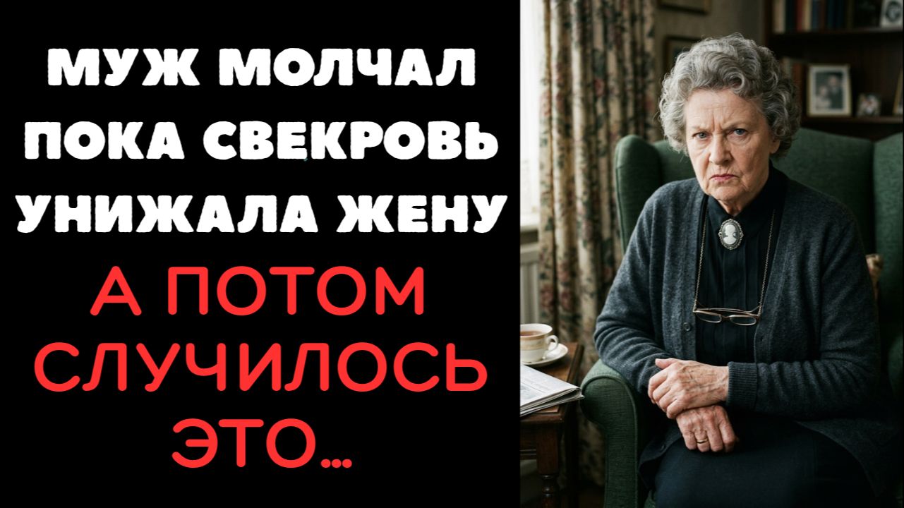 Истории из жизни «МУЖ МОЛЧАЛ ПОКА СВЕКРОВЬ УНИЖАЛА ЖЕНУ» Слушать житейские истории. Слушать рассказы