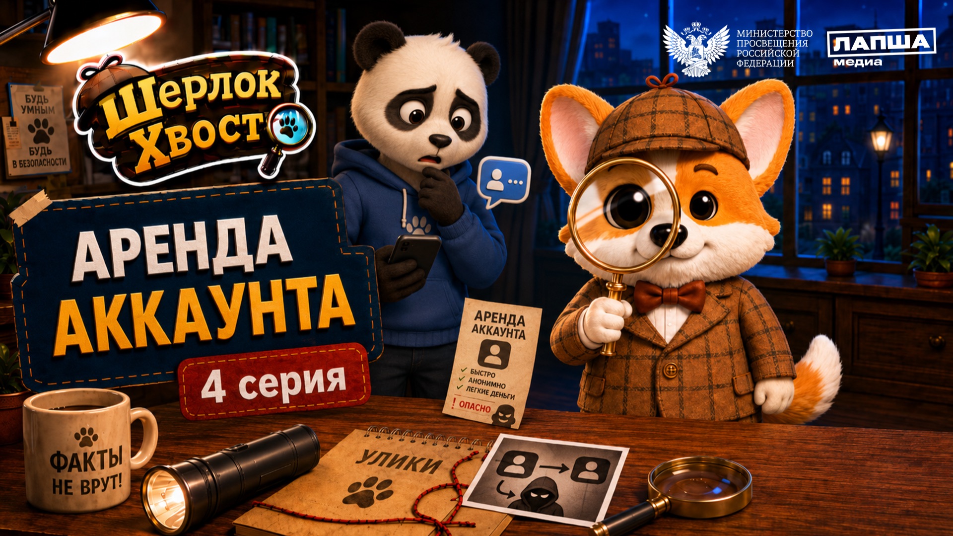 Мультсериал Шерлок Хвост | Аккаунт в аренду | Серия 4