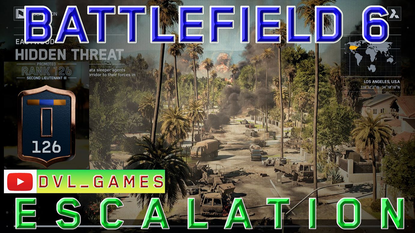 126 rank Battlefield 6 map Los Angeles. Escalation. Victory 3-0. Бэтлфилд 6 карта Лос Анджелес