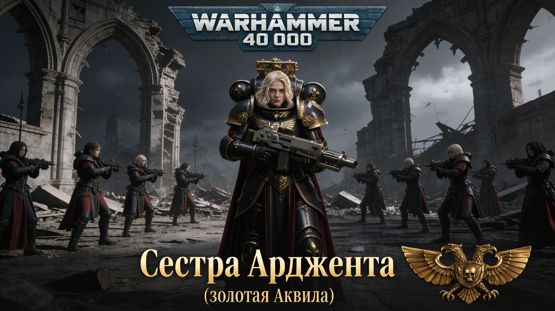 Сестра Арджента (золотая Аквила) (Warhammer 40 000)