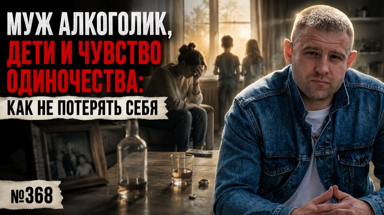 Муж алкоголик, дети и чувство одиночества: как не потерять себя