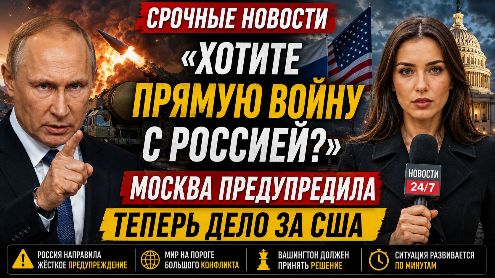 ШОК! 🚨 ПУТИН СДЕЛАЛ ЗАЯВЛЕНИЕ, ОТ КОТОРОГО ХОЛОДЕЕТ КРОВЬ Что будет с Украиной,