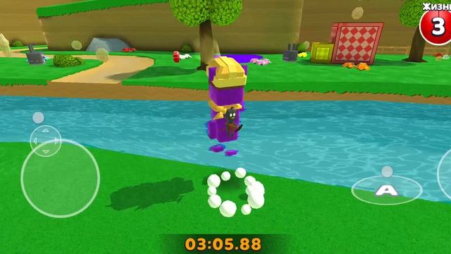 Эксперимент:что будет если в черепахограде кролика заманить к боссу в Супер Беар Адвенчер?
